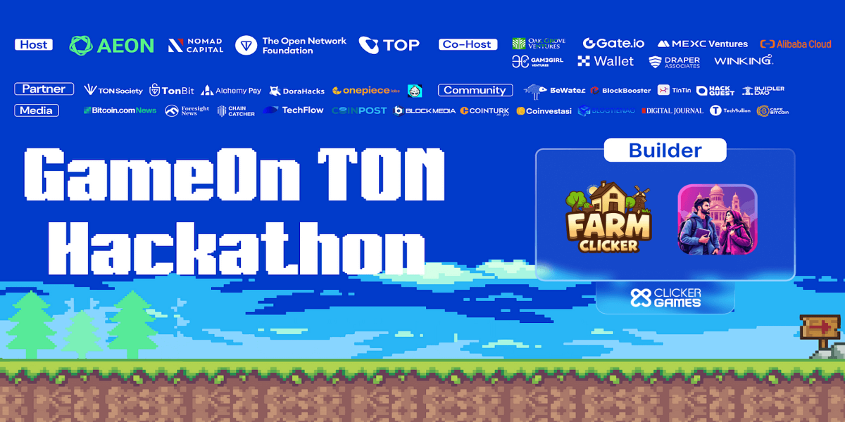 Joining the GameOn TON Hackathon with Our Two Games - Farm Clicker