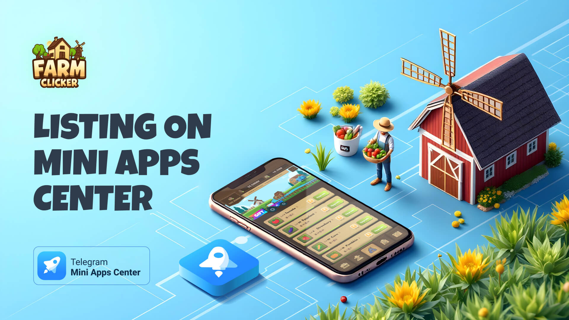 Farm Clicker Now on Telegram Apps Center! - Farm Clicker