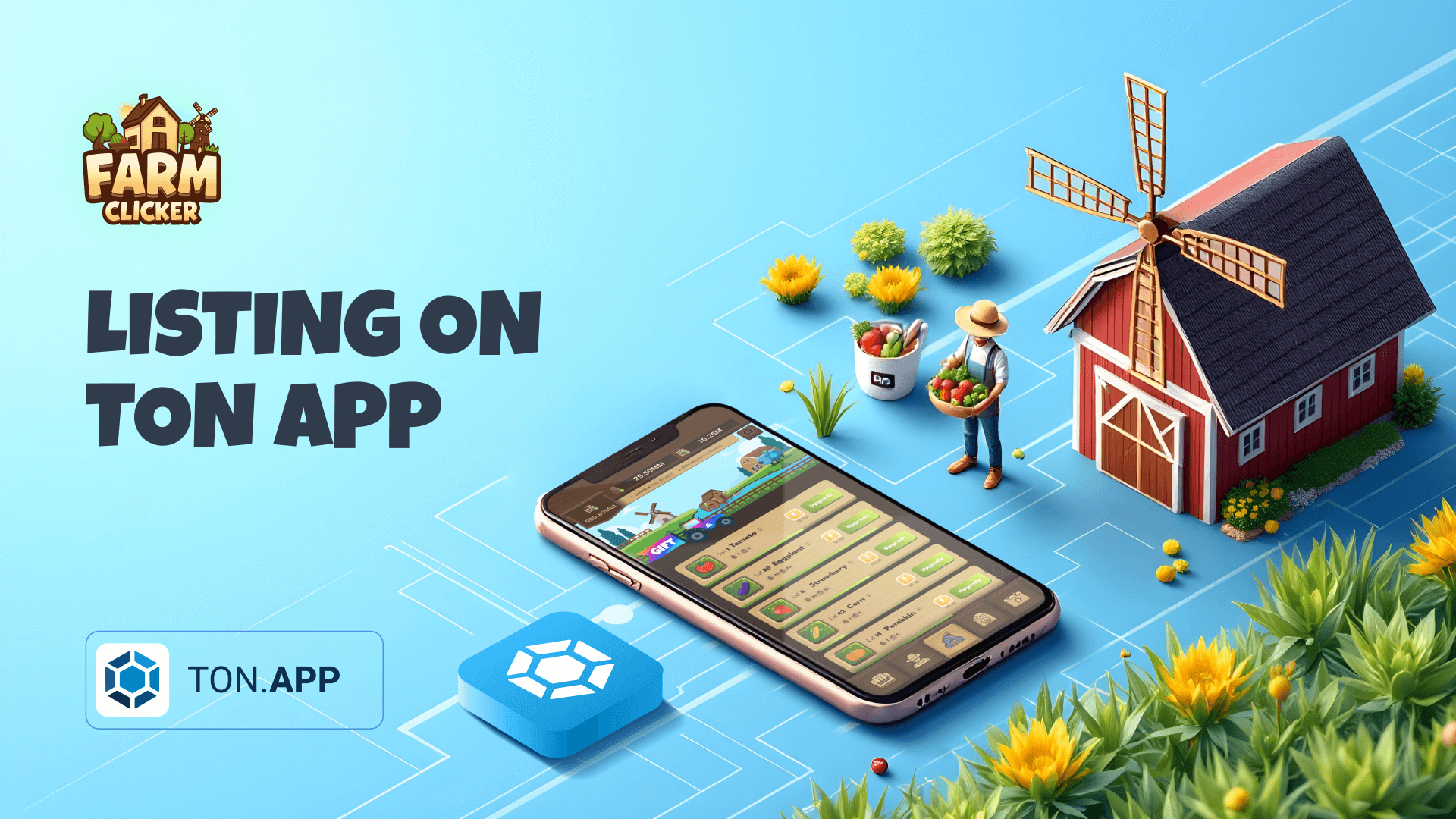 FarmClicker is Now on TON.app! - Farm Clicker